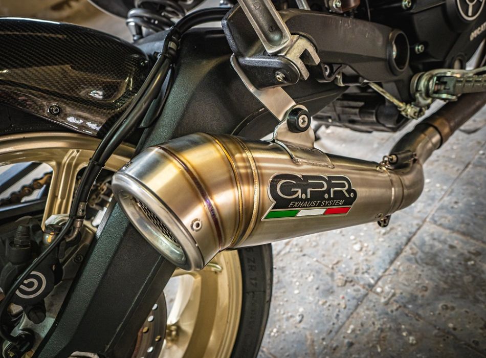 GPR exhaust compatible with Ducati Scrambler 803 2015-2016, Powercone ...