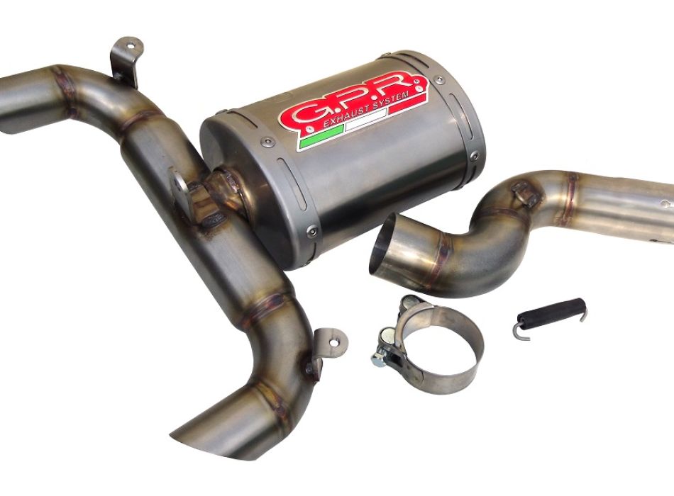 GPR exhaust compatible with Suzuki GSR600 2006-2011, Alluminio Ghost ...