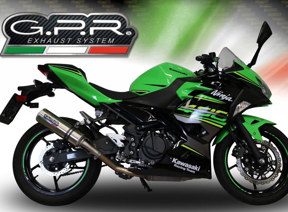 GPR exhaust compatible with Kawasaki Z400 2023-2024, M3 Inox , Full ...