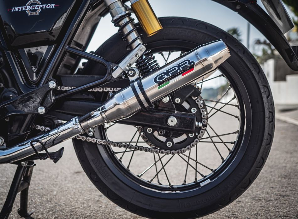 GPR exhaust compatible with Royal Enfield Interceptor 650 2021-2025 ...