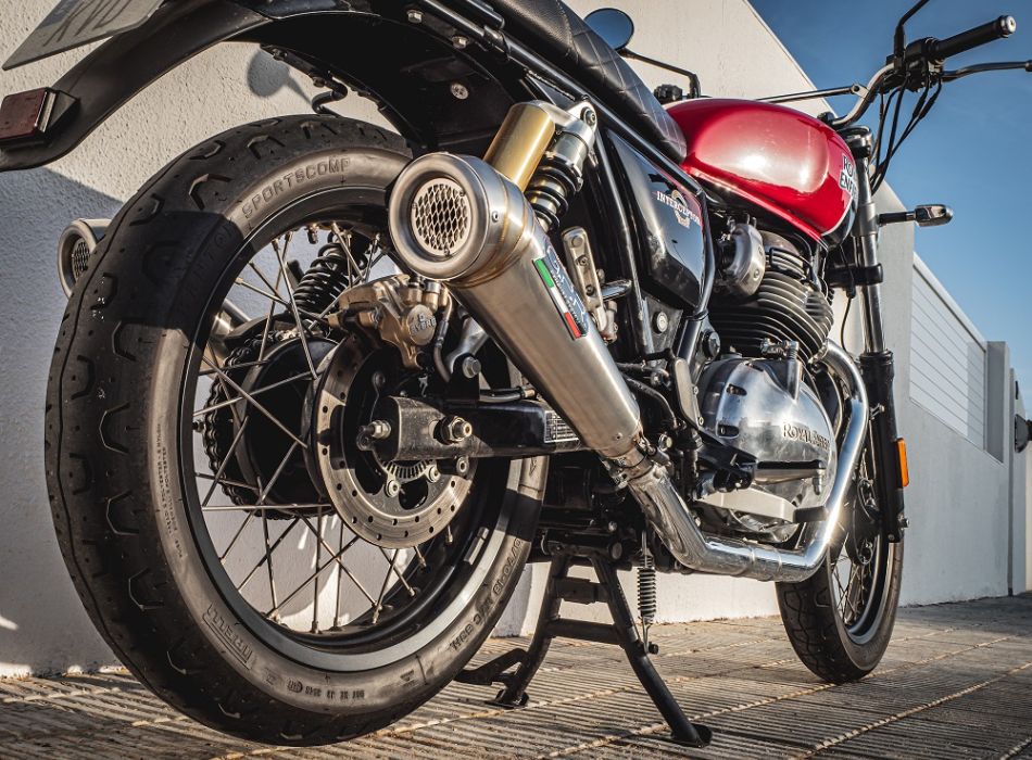 GPR exhaust compatible with Royal Enfield Interceptor 650 2021-2025 ...