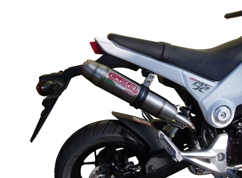 GPR exhaust compatible with Honda Grom 125 2018-2020, Deeptone Inox ...