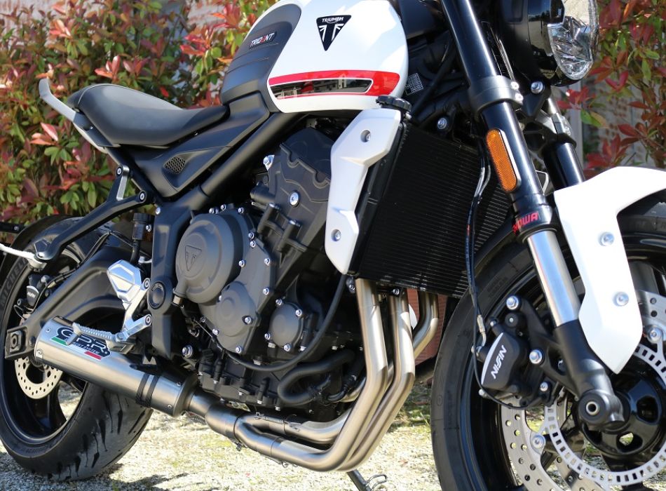 GPR exhaust compatible with Triumph Trident 660 2021-2024, M3 Inox ...