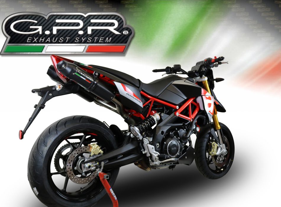 GPR exhaust compatible with Aprilia Dorsoduro 900 2017-2020, Furore ...