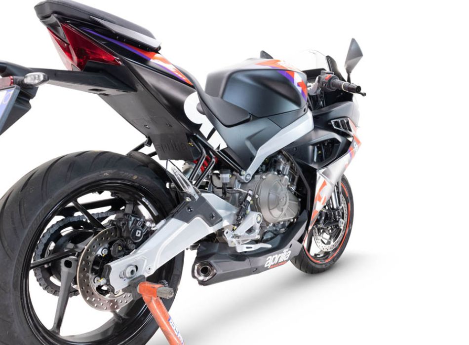 GPR exhaust compatible with Aprilia RS457 2024-2025, Ghost Inox, Full ...