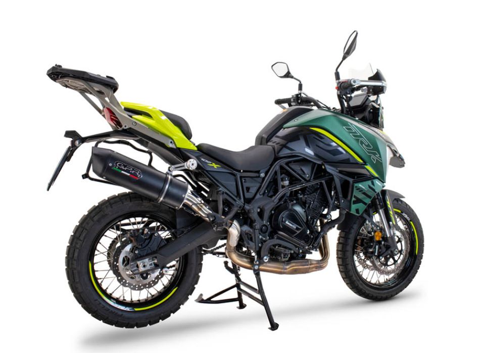 GPR exhaust compatible with Benelli Trk 702 2023-2024, Furore Nero ...