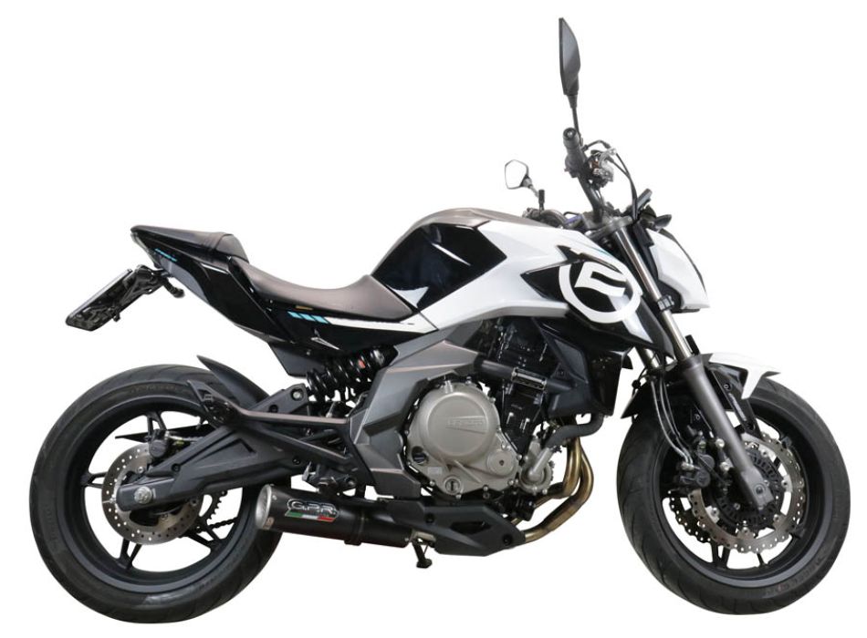 GPR exhaust compatible with Cf Moto 650 Nk 2021-2024, M3 Black Titanium ...