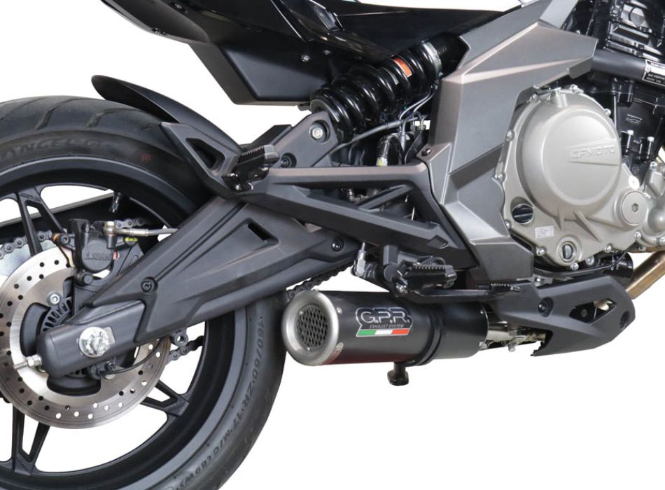GPR exhaust compatible with Cf Moto 650 Nk 2021-2024, M3 Black Titanium ...