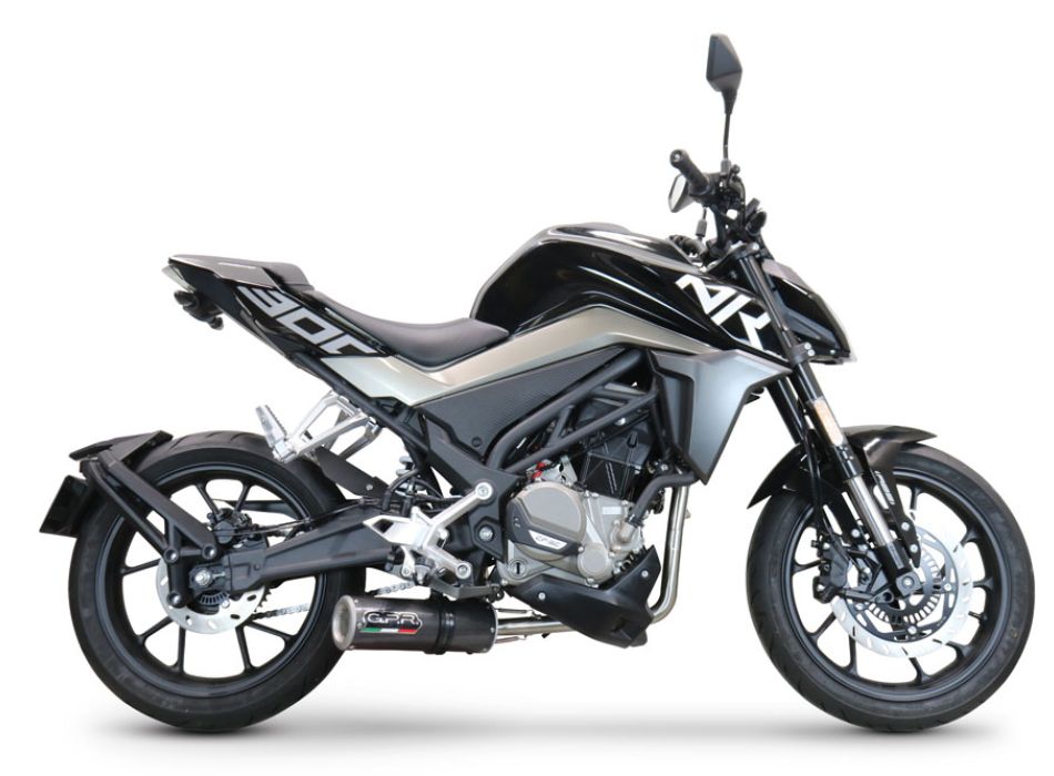 GPR exhaust compatible with Cf Moto 300 NK 2022-2024, M3 Poppy , Full ...