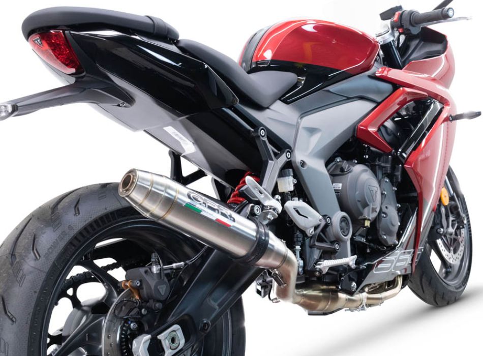 GPR exhaust compatible with Triumph Daytona 660 2023-2025, Deeptone ...