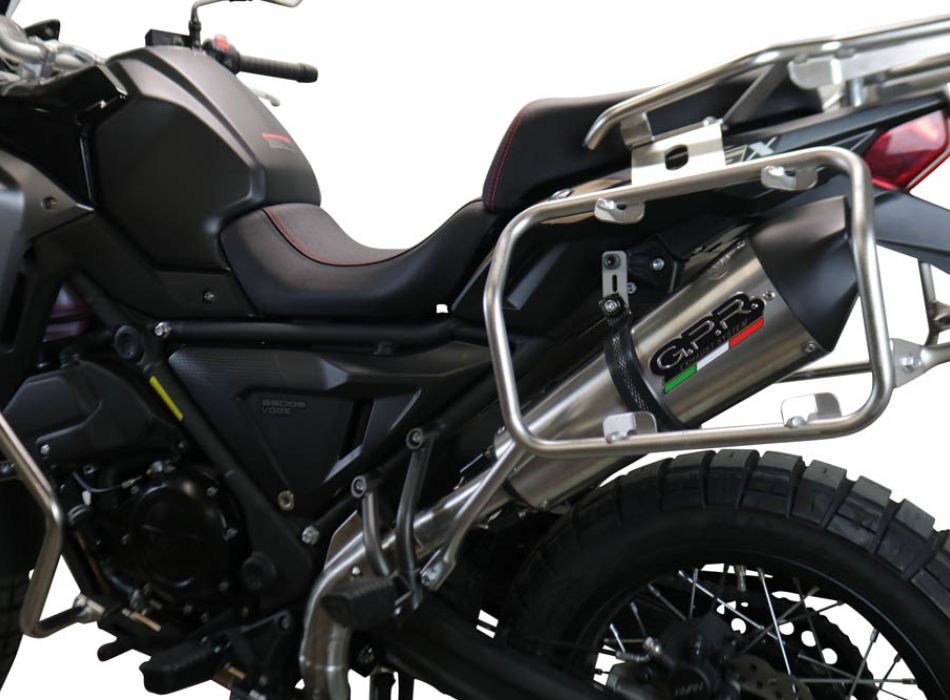 Exhaust compatible with Voge 650DSX 2021-2024, Gpe Ann. titanium, Slip ...