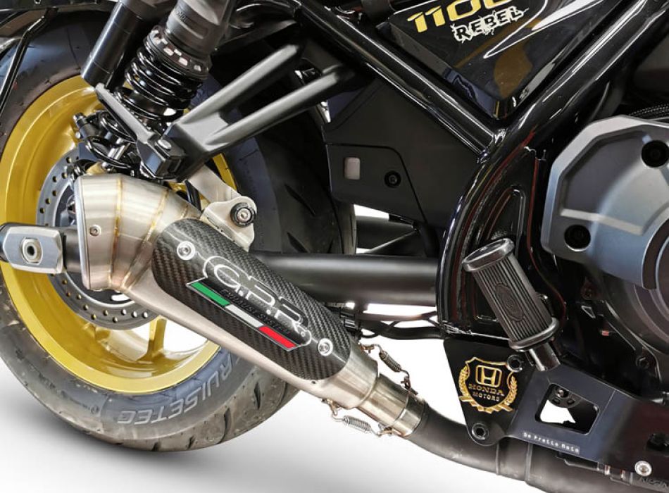 GPR exhaust compatible with Honda Rebel 1100 2021-2024, Powercone Evo ...