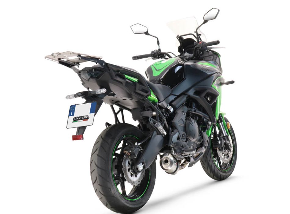 GPR exhaust compatible with Kawasaki Versys 650 2017-2020, Satinox ...