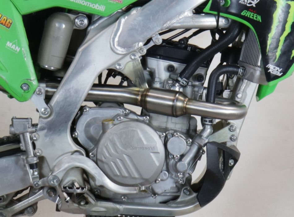 GPR exhaust compatible with Kawasaki KX250F 2009-2016, Pentacross Inox ...