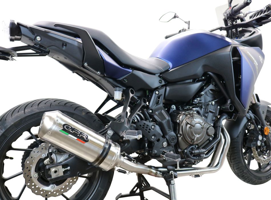 GPR exhaust compatible with Yamaha Tracer 7 GT 2020-2024, Satinox ...
