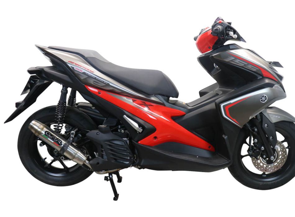 GPR exhaust compatible with Yamaha Aerox 155 2021-2022, Deeptone Inox ...