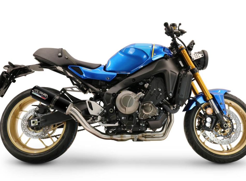 GPR exhaust compatible with Yamaha XSR900 2022-2025, M3 Black Titanium ...