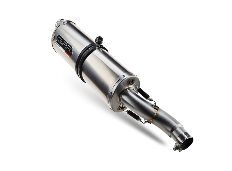 Exhaust system compatible with Yamaha T-Max 560 2022-2024, Dual Inox ...