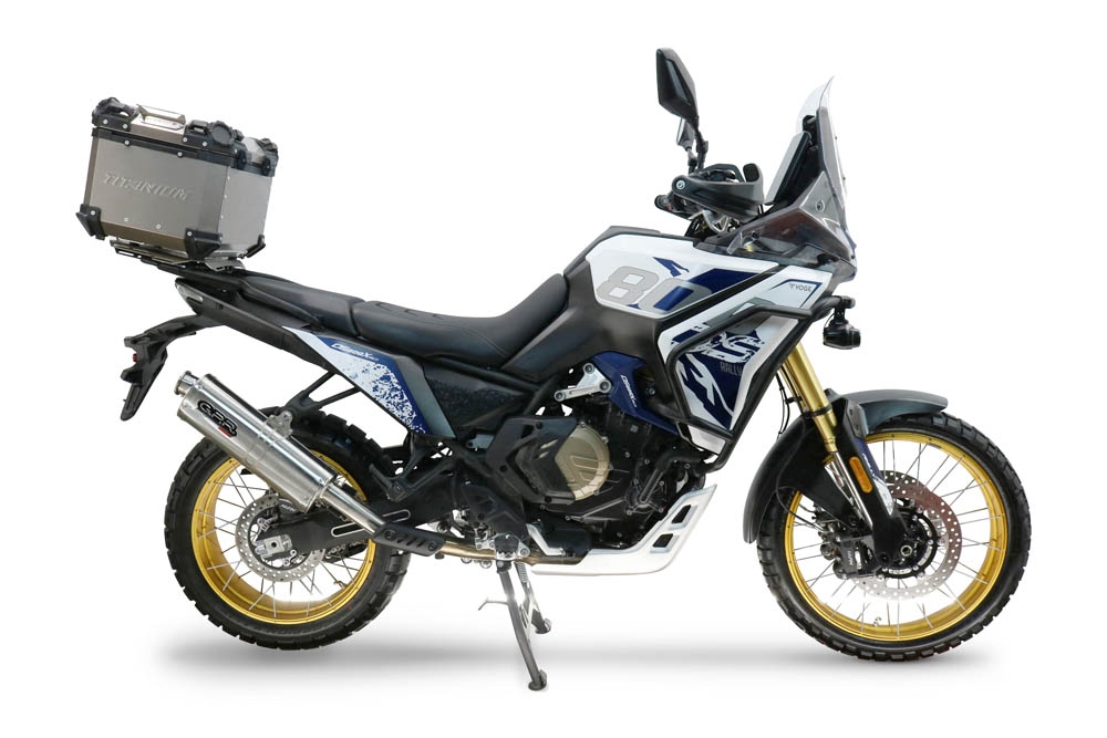 Voge DS 800 Rally 2025/2026 GPR TECH Top case in Titanium , Titanium ...